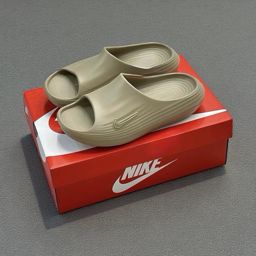 Nike React Rejuvenate Slide Shoes Mens Size 10 Rejuven8 Sandals Khaki ...