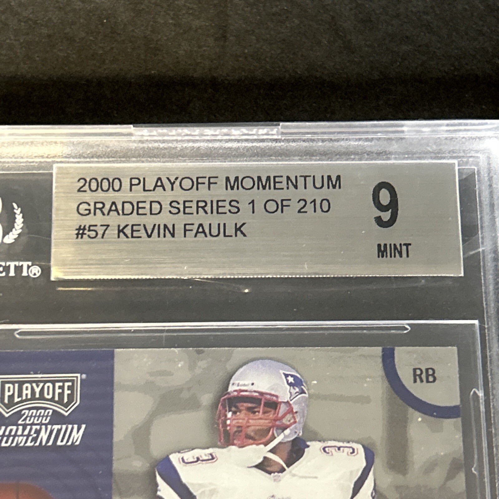 2000 Playoff Momentum KEVIN FAULK 1 of 210 #57 BGS MINT 9 | eBay