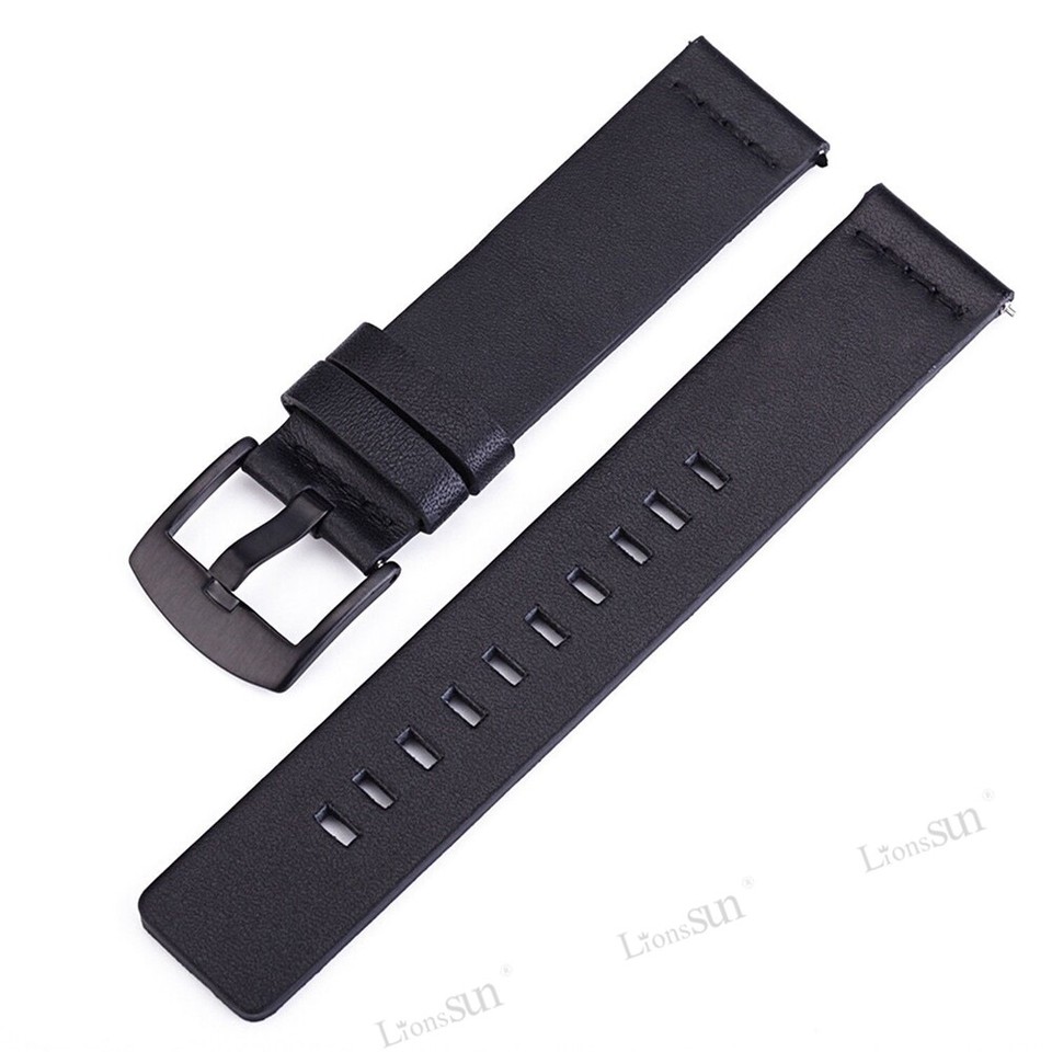 For Fossil Watch Genuine Leather Band Wrist Strap 18/20/22mm+Quick ...