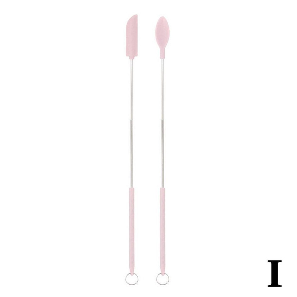 Mini Silicone Telescopic Spatula Multipurpose Double-Headed Cream Cake ...