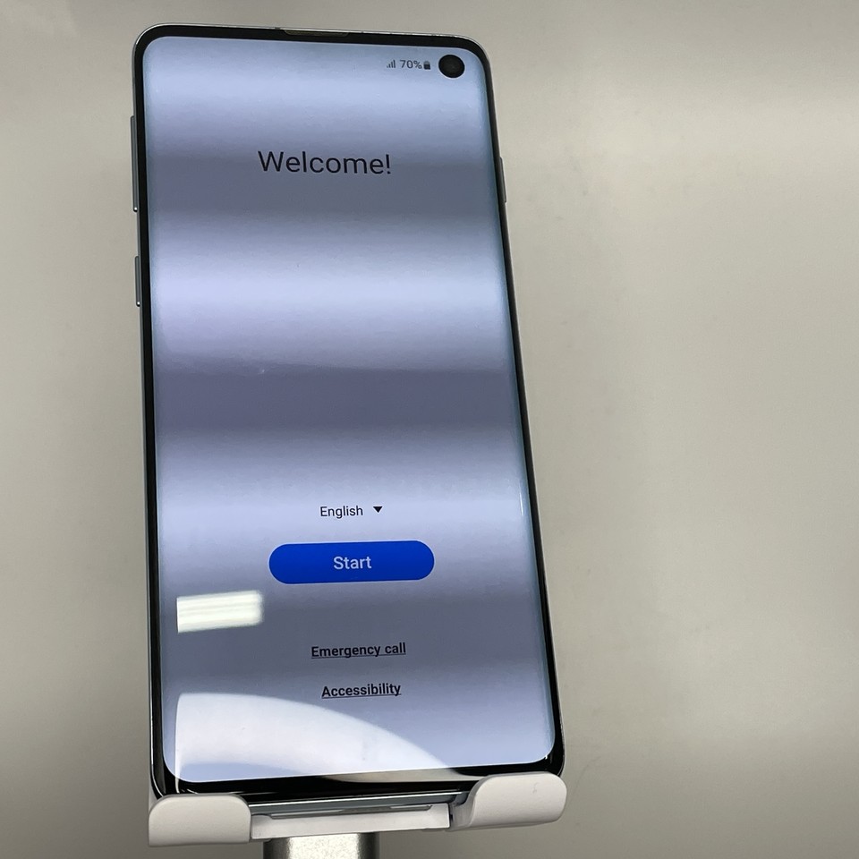 Samsung Galaxy S10 Sm G973u 128gb Prism Blue Unlocked S07097