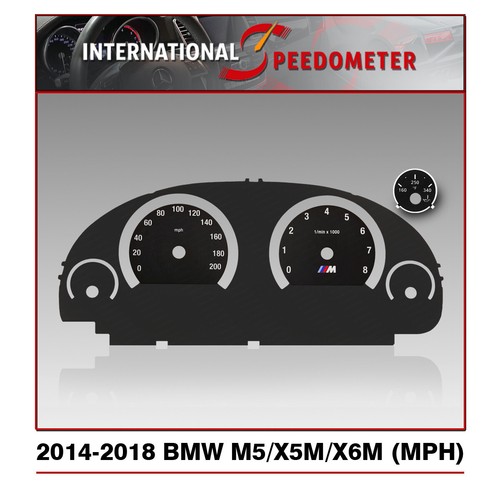 Speedometer Faceplate Fits a 2014 to 2018 BMW M5 with F10 Body Type ...