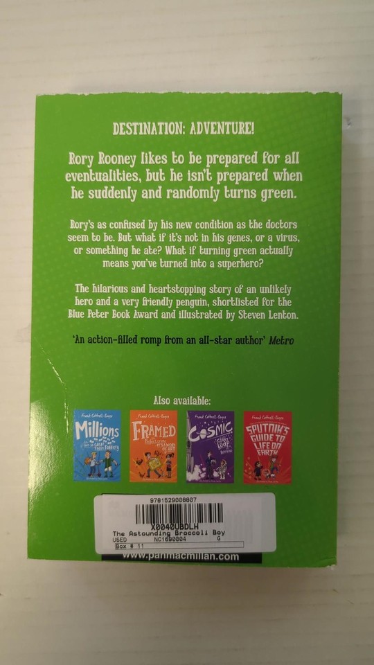 The Astounding Broccoli Boy by Frank Cottrell-Boyce | eBay