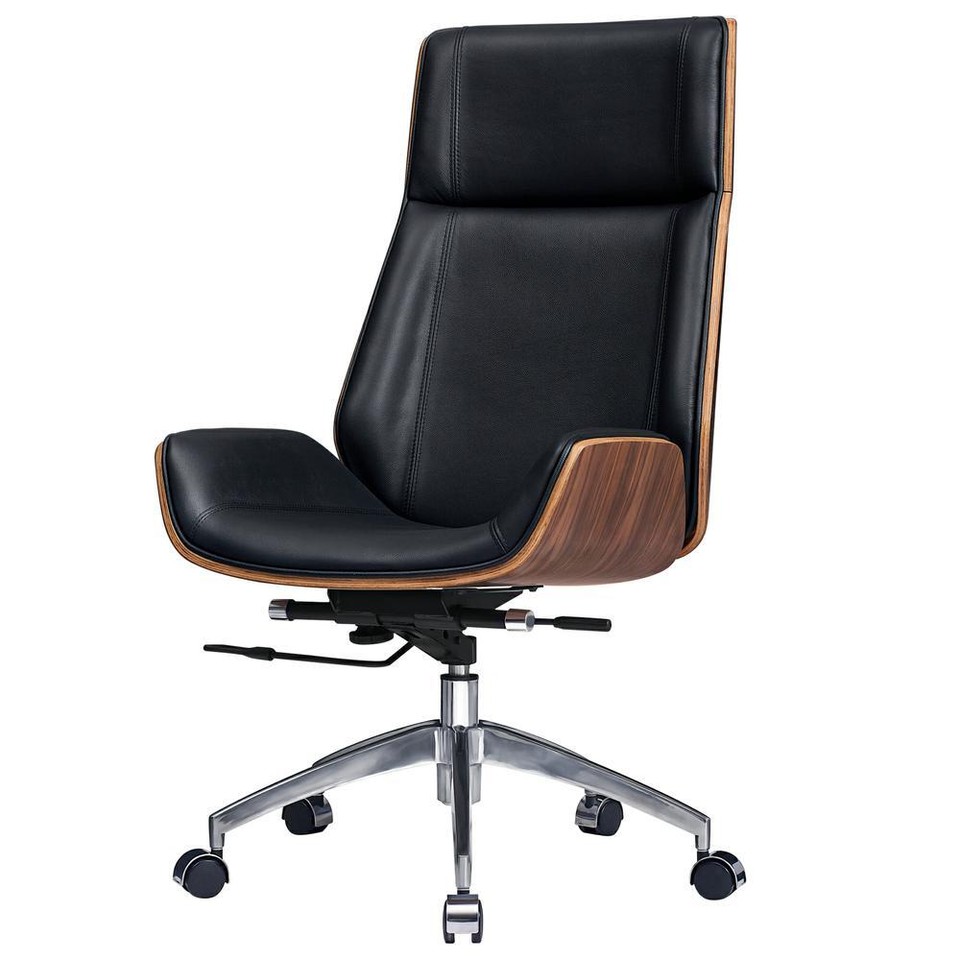 Computer Gaming Office Chair Lounge Chair and Ottoman Leather Task Desk ...
