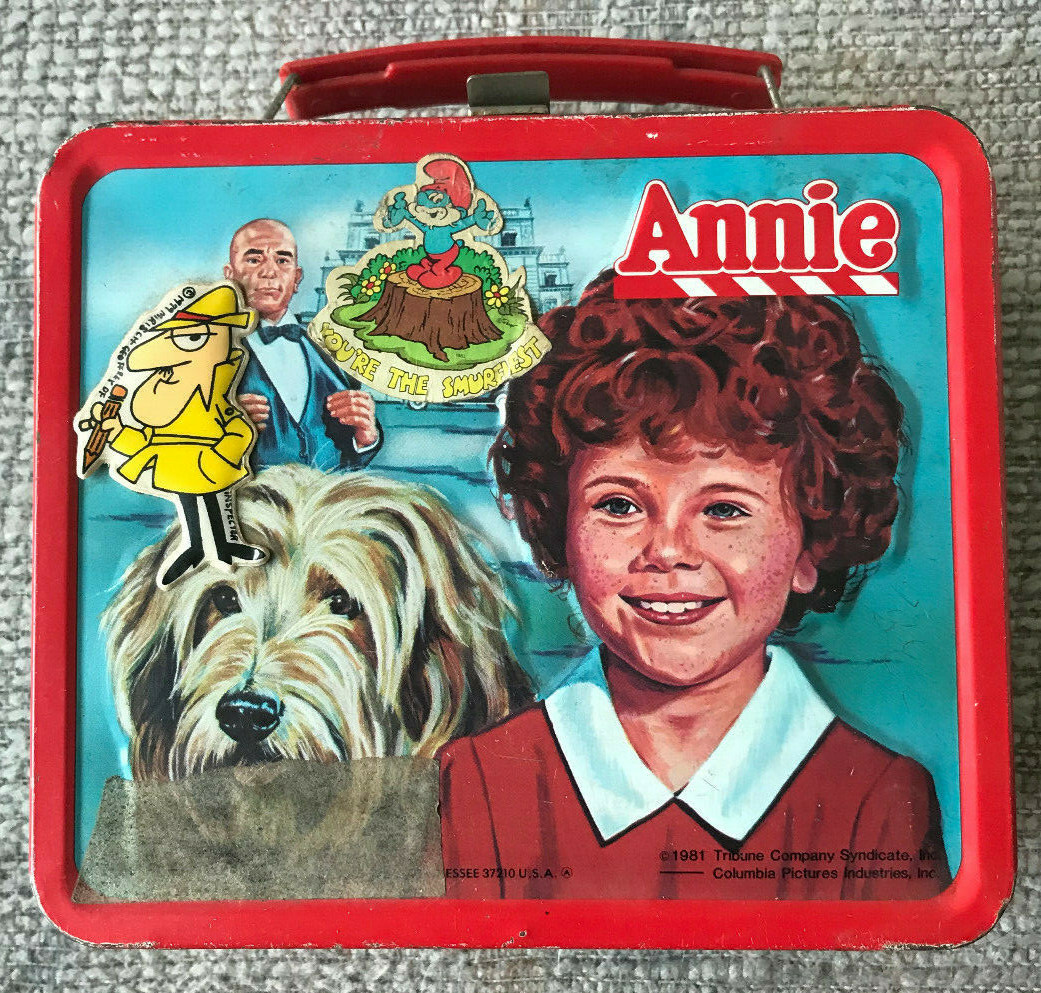 VINTAGE ANNIE MOVIE LUNCHBOX AND THERMOS 1981 GREAT SHAPE | eBay