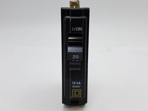 Square D QOB120 Circuit Breaker 20A 1P 120/240V QOB QOB-120 20 Amp 1 ...