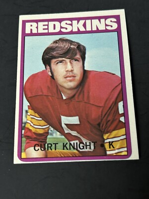1972 Topps Football #51 Curt Knight EX+ Washington Redskins Coast GuardSet Break | eBay