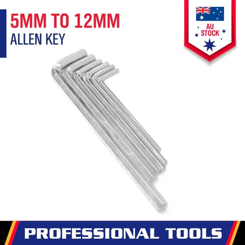 Individual Hex Allen Key Wrench Ex Long Arm Metric 5mm to 12mm Portatle ...