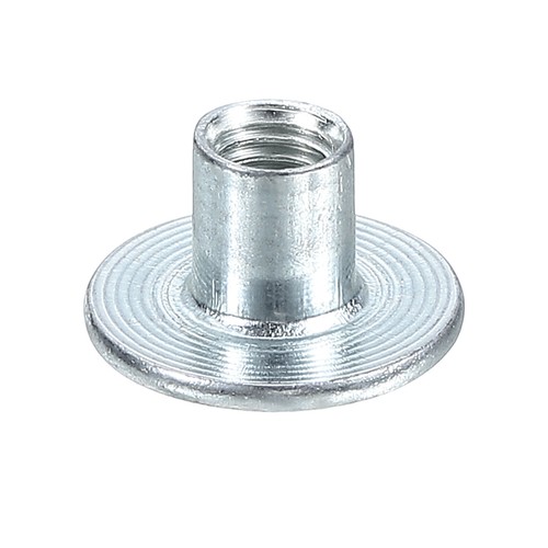 M5 T-nuts, 50pcs Carbon Steel Tee Nut Round Base Weld Nut 8mm Height ...
