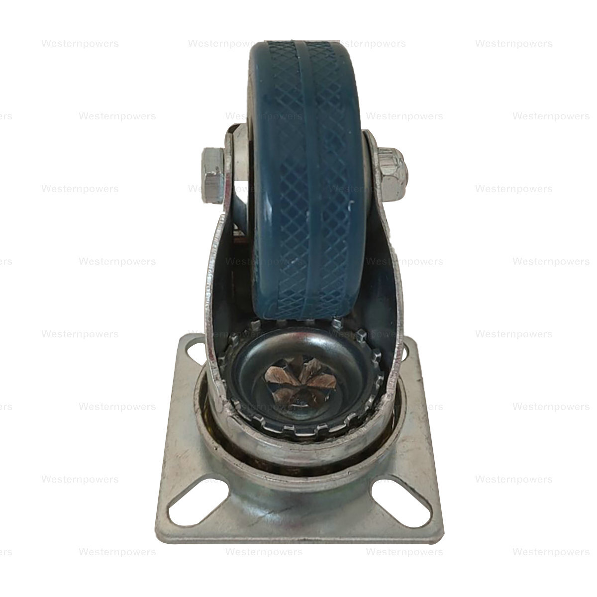 4 Pack 2'' Heavy Duty Swivel Wheel PVC Plate Caster Wheels with Lock ...