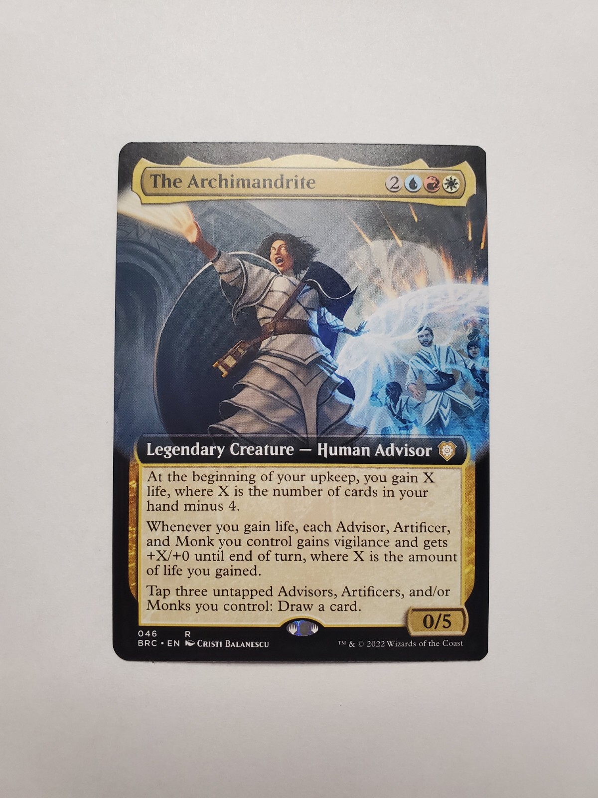 MTG Magic The Archimandrite Extended Art Commander The Brothers' War NM | eBay
