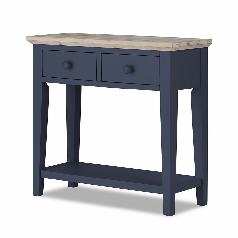 Florence Navy Blue console table. QUALITY hallway table with 2 drawers ...