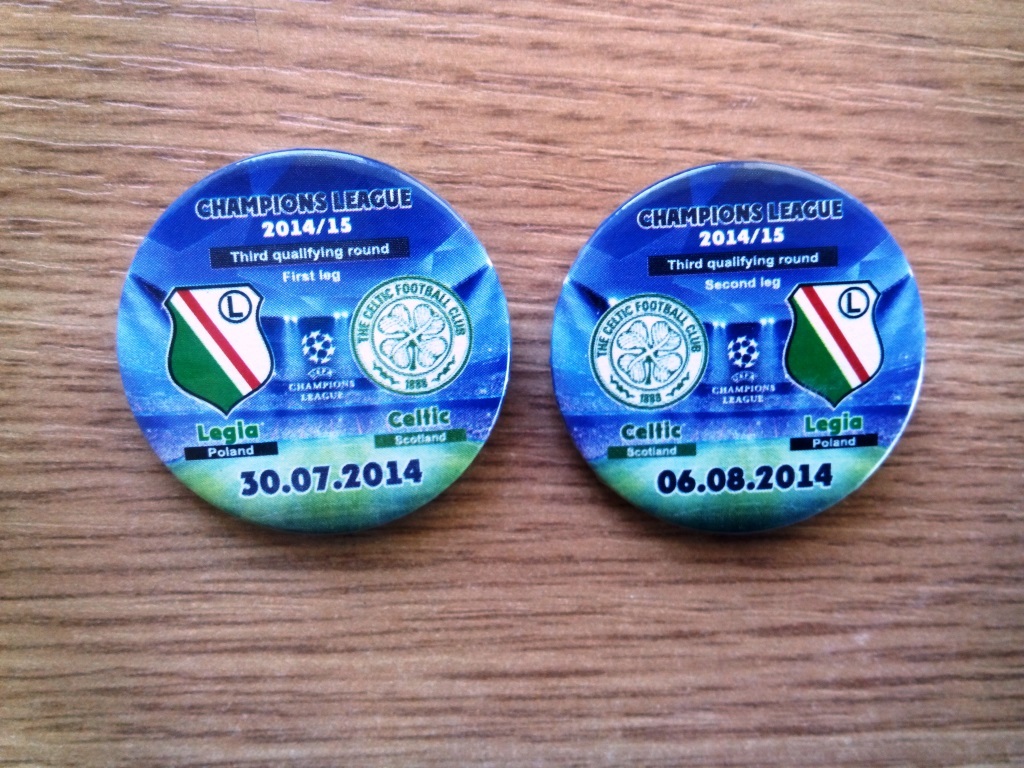 All LEGIA Warsaw Poland eurocups match badges 1956 - 2016... | eBay UK