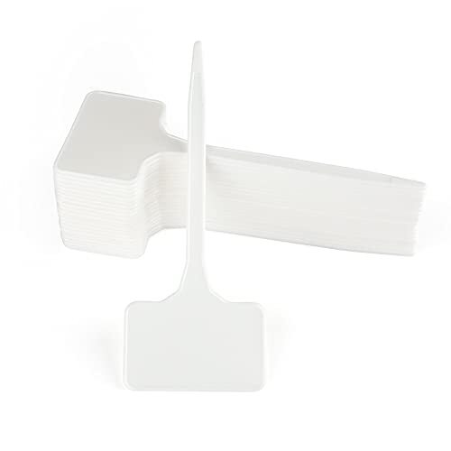 50 Pcs Thick Plastic Plant T-Type Tags 6" Large Nursery Garden Labels ...