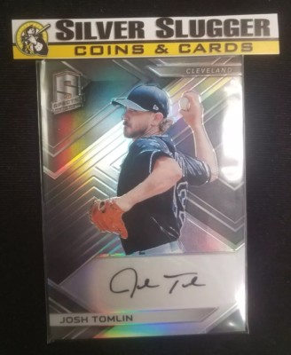 2018 Chronicles Spectra Baseball Josh Tomlin Autograph Card #25/49 | eBay