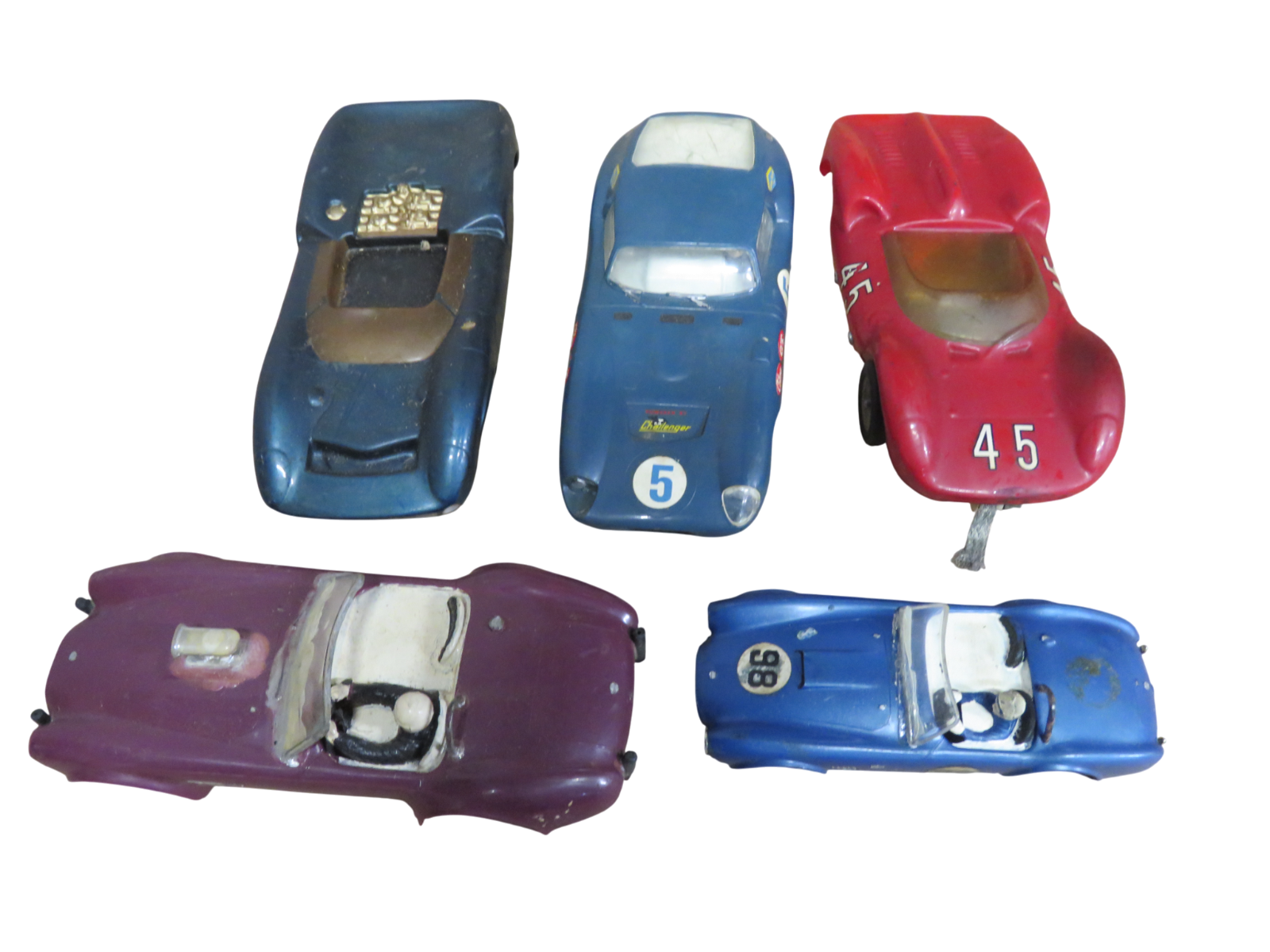 Vintage Slot Car Lot of 5 - Outer Shells 1960s - Strombecker? Marx? | eBay