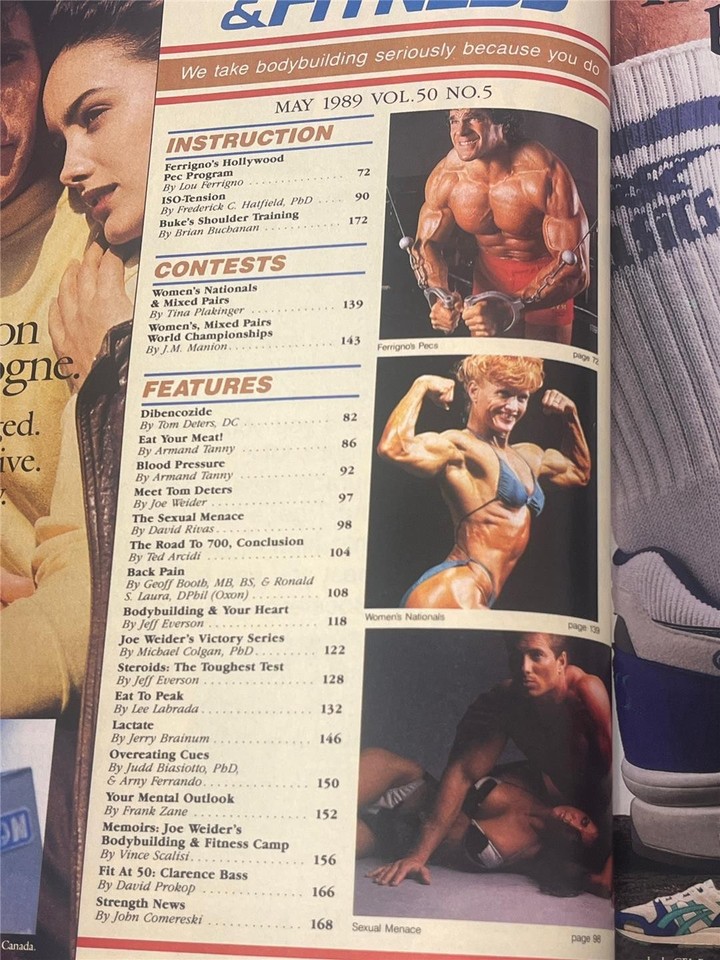 MUSCLE & FITNESS bodybuilding Adult actress TRACI LORDS aka Nora Kuzma ...