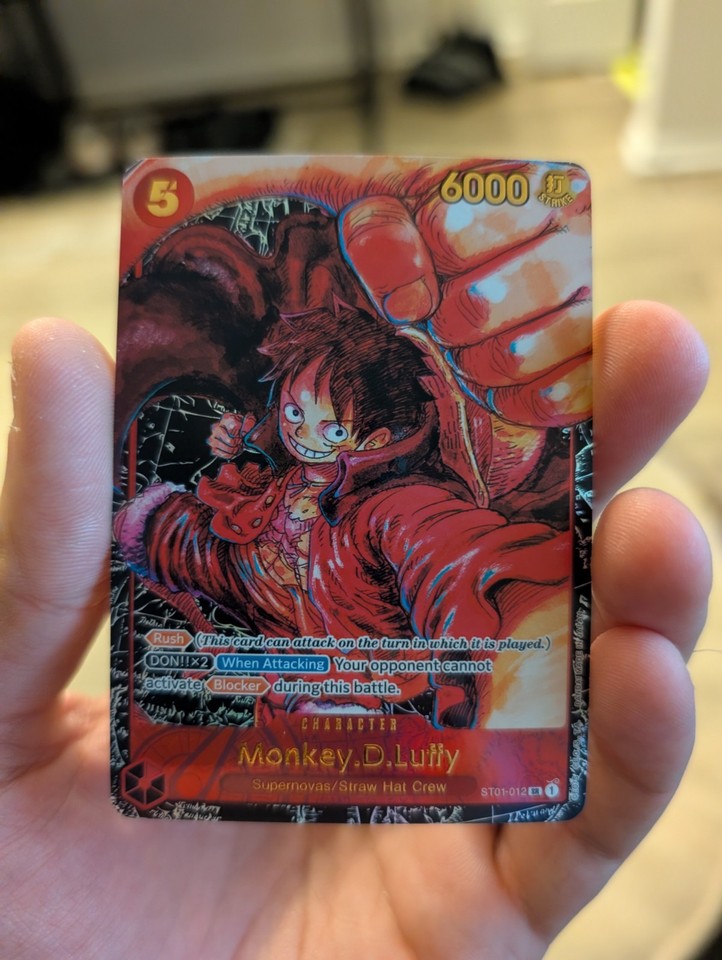 One Piece Monkey.D.Luffy #ST01-012 Alt Art Awakening of New Era OP-05 ...