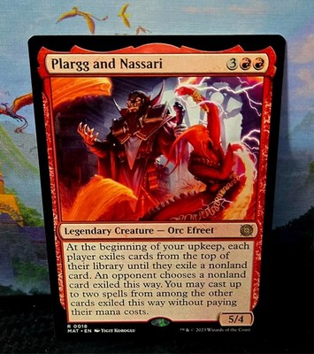 magic the gathering - Plargg and Nassari - Legendary Creature - Orc ...