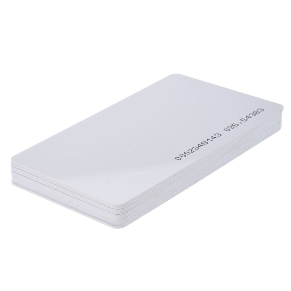 50Pcs Door Entry Access Proximity RFID ID Cards Token TK4100 EM4100 ...