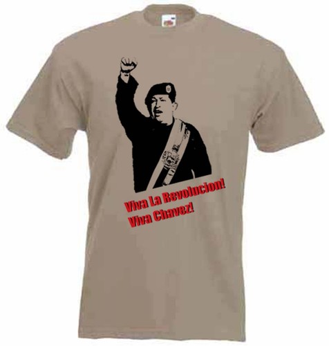 HUGO CHAVEZ T-SHIRT - Che Guevara Political Socialism Socialist ...