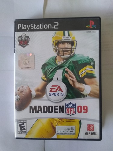 Madden NFL 09 (Sony PlayStation 2, 2008) PS2 Game Complete With Manual ...