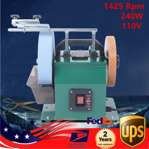 Electric Knife Sharpener Water-cooled Grinder Bench Wet Stone Grinding ...