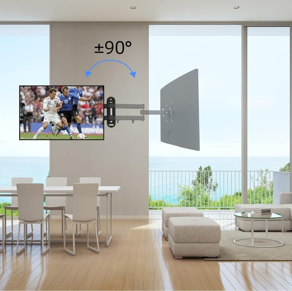 Suptek TV Wall Mount Swivel Tilt Rotation Full Motion Adjustable ...