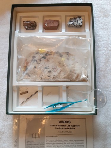 Ward's Find-a-Mineral Lab Science Activity Kit with Study Guide and ...