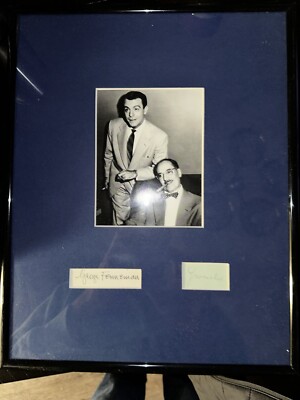 Groucho Marx and George Fenneman Autograph Set | eBay