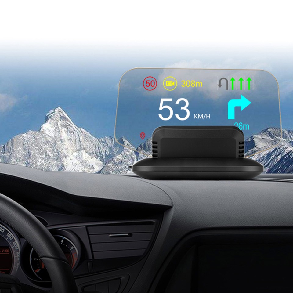 Car OBD2 Head Up Display Navigation HUD Mirror GPS HUD Projection ...