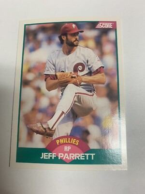 1989 Score Traded Jeff Parrett Philadelphia Phillies | eBay