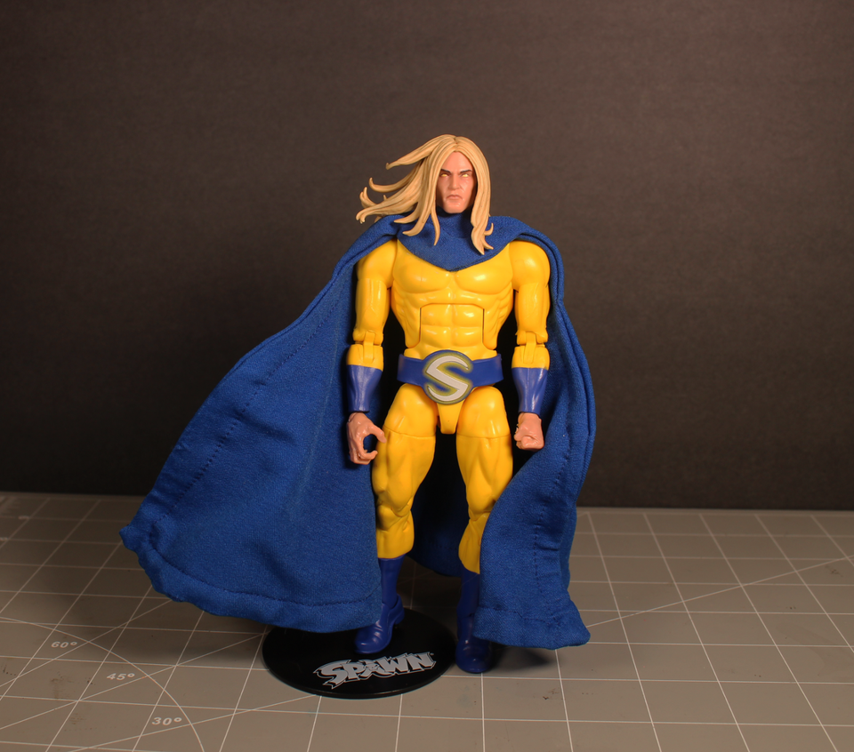 1/12 scale wired cape for Sentry Marvel Legends | eBay