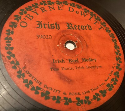 Tom Ennis 78 RPM 1920's Irish Bagpipes | eBay