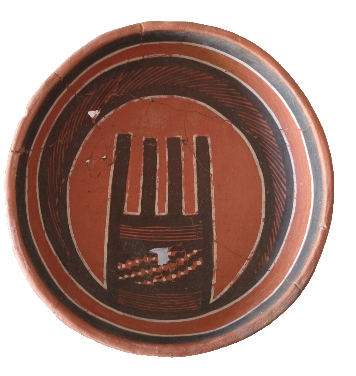 PUEBLO-MOGOLLON WHITE MOUNTAIN REDWARE CA 1300-1400 AD | eBay