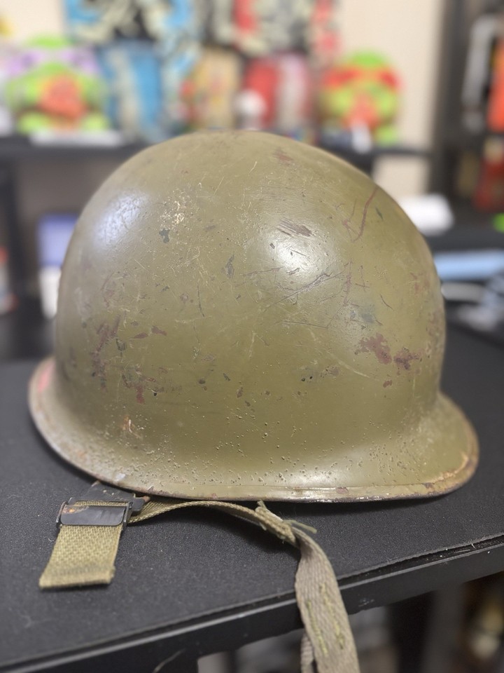 Vintage M1 Military Pot Helmet Vietnam Era Green No Liner Combat | eBay