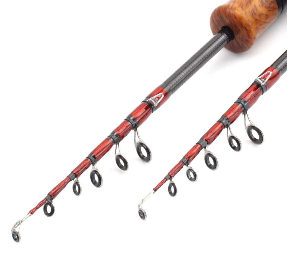 Ultra Light Fishing Rod 6FT UL Power Telescopic Spinning Rod Fish Pole ...