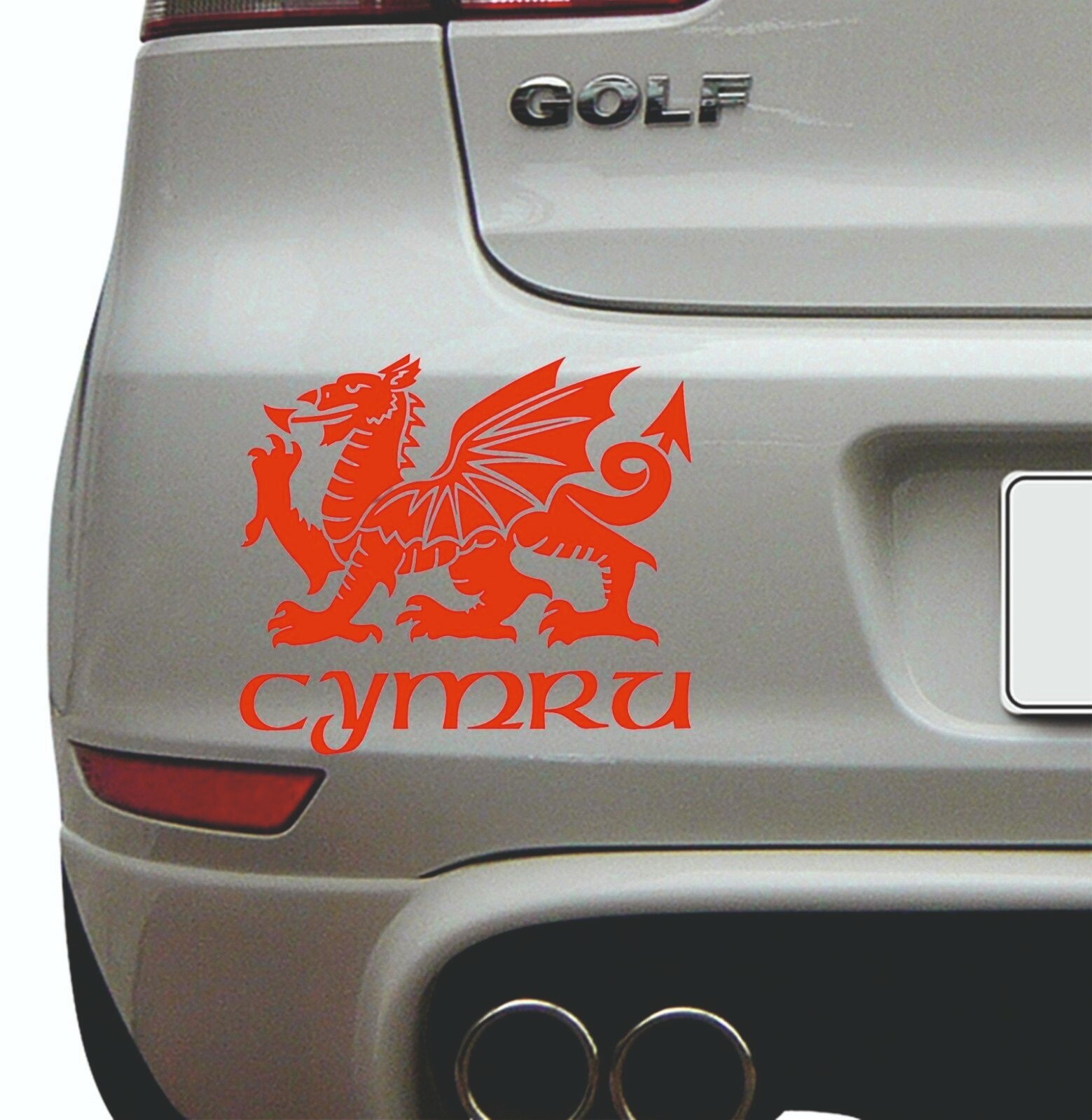 Cymru Draig Ddraig Goch Welsh Dragon Decal Caravan MotorHome Camer Car ...