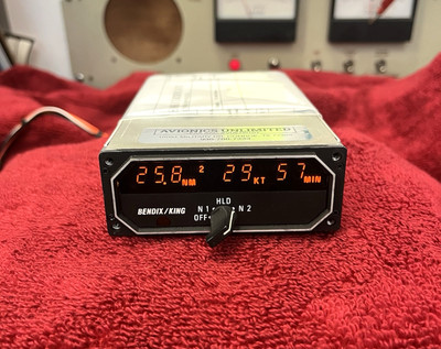 Bendix King KDI 572 DME Indicator 066-1069-00 Bench Tested with FAA ...