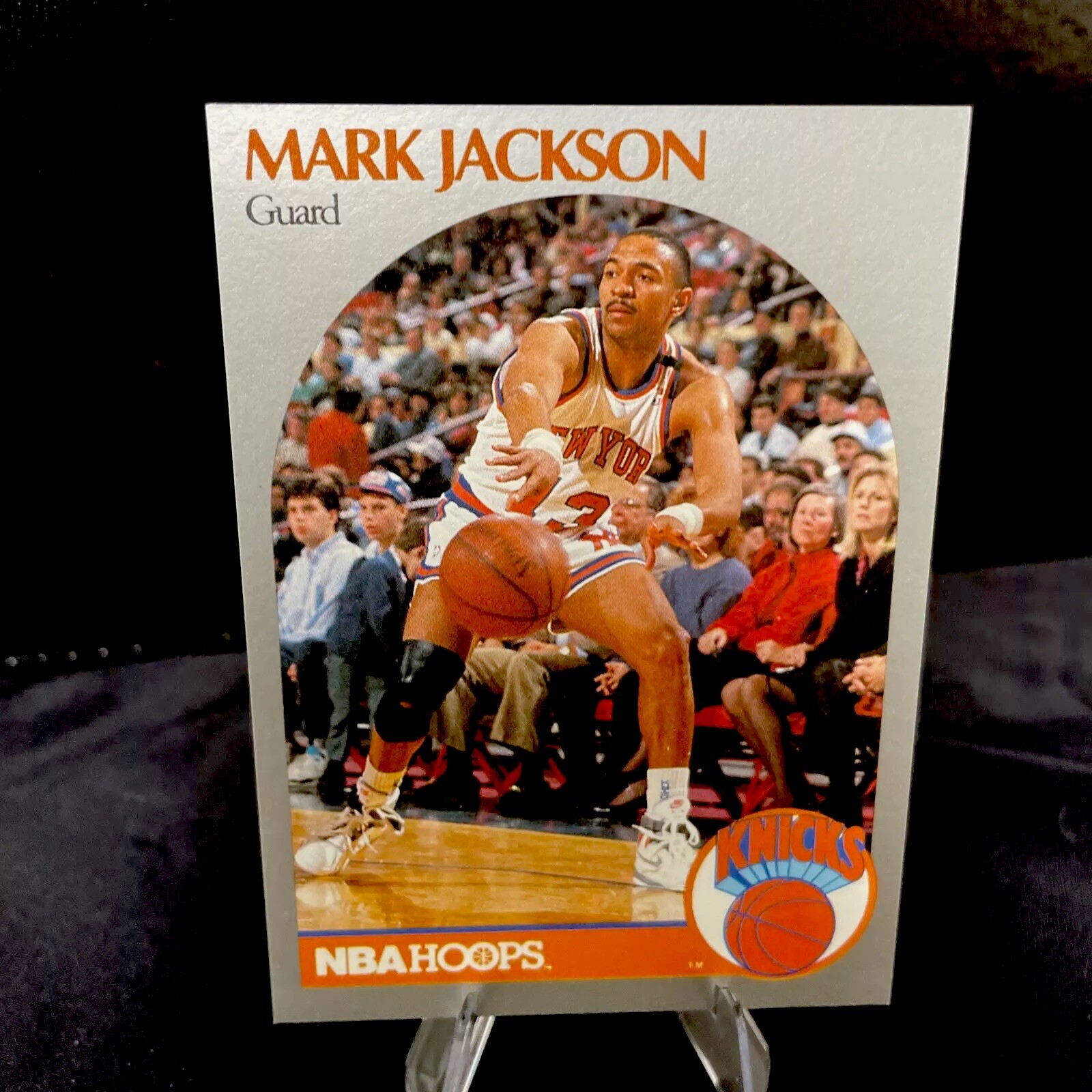 Vintage New 1990 NBA Hoops Mark Jackson NY Knicks W/Menendez Brothers Card # 205 | eBay
