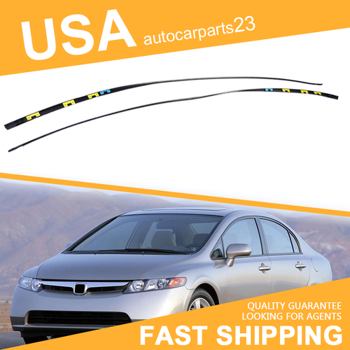 Molding L&R Drip Side Set 73168-SNA-013 73158-SNA-013 For HONDA CIVIC ...
