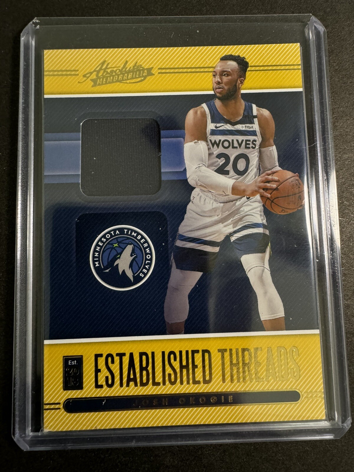 2020-21 Panini Absolute Memorabilia Josh Okogie Established Threads ...