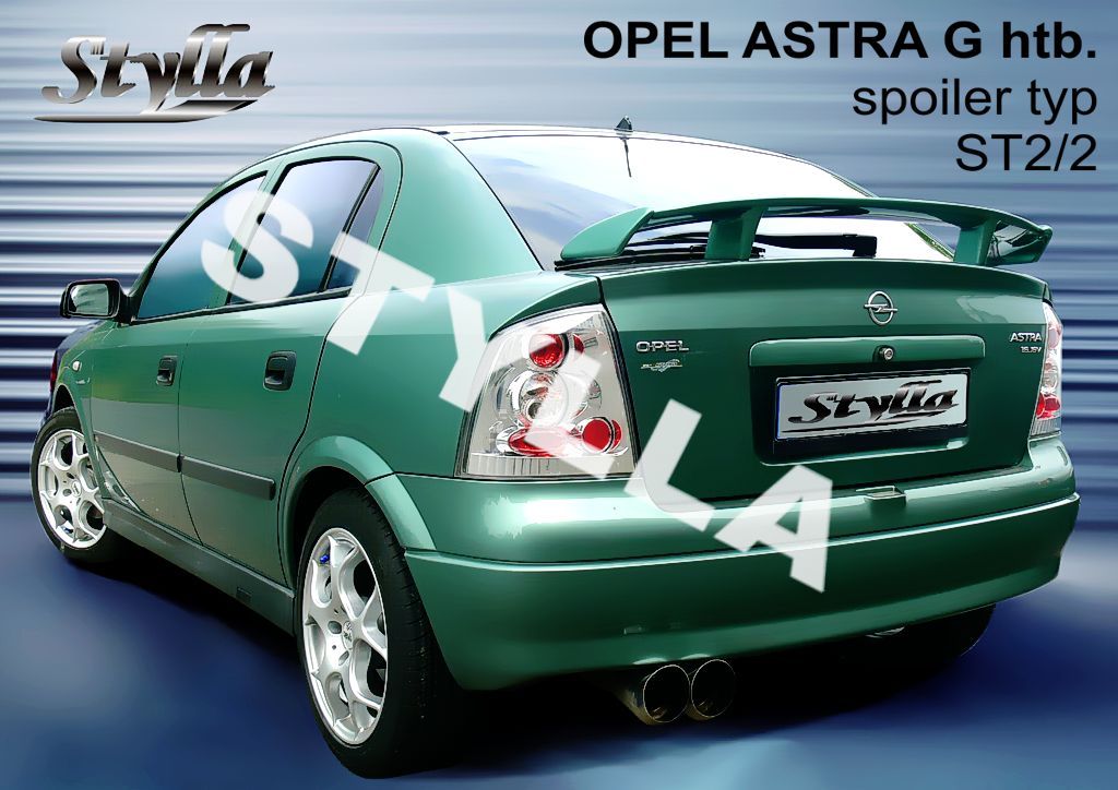 SPOILER REAR BOOT TRUNK TAILGATE OPEL VAUXHALL ASTRA G liftback WING ...