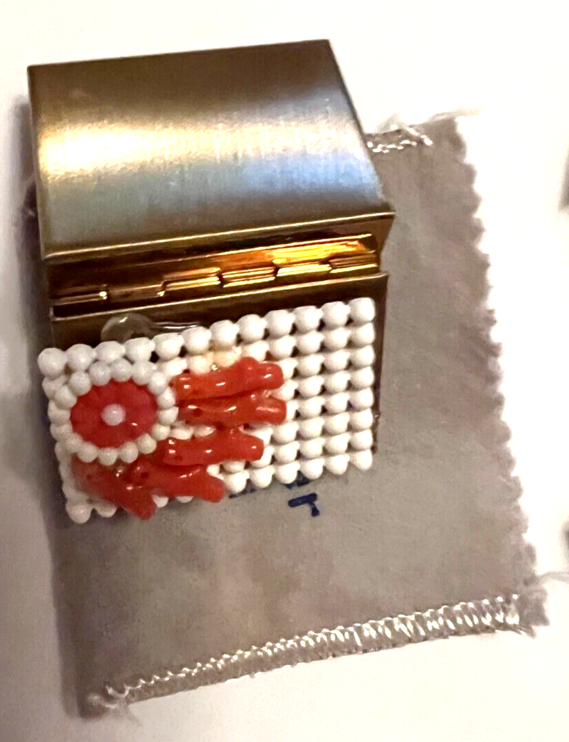 Wiesner of Miami Vintage 1950's Trickettes 3 piece set white & coral | eBay