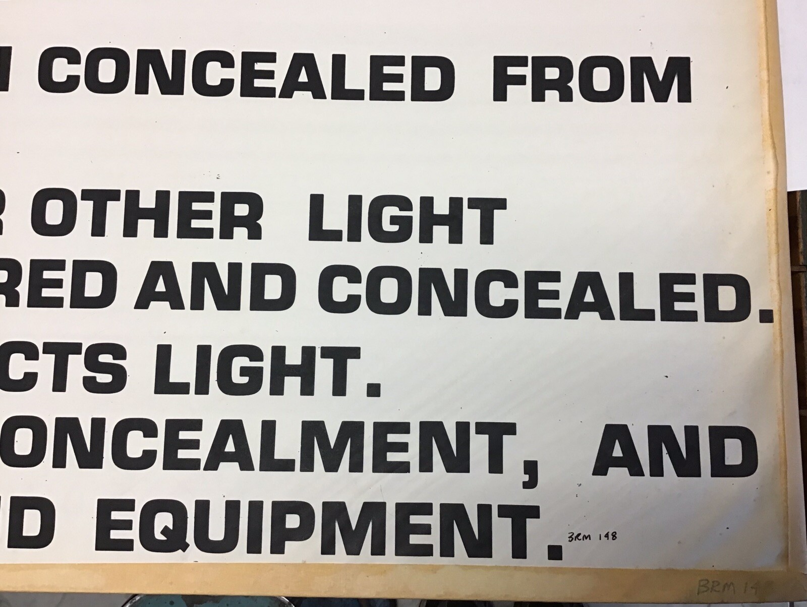 Vietnam Era Military Training Poster “Noise & Light Discipline” | eBay