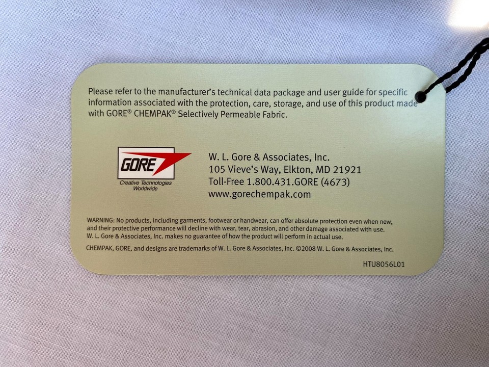 Blauer Gore Chempak WZ9435-C XRT Multi-Threat Bio Hazard Suit L XL XXL ...