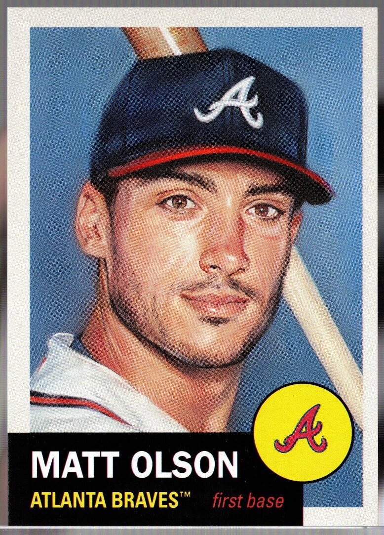 2022 Topps Living Set #510 Matt Olson Baseball Card Atlanta Braves PR ...