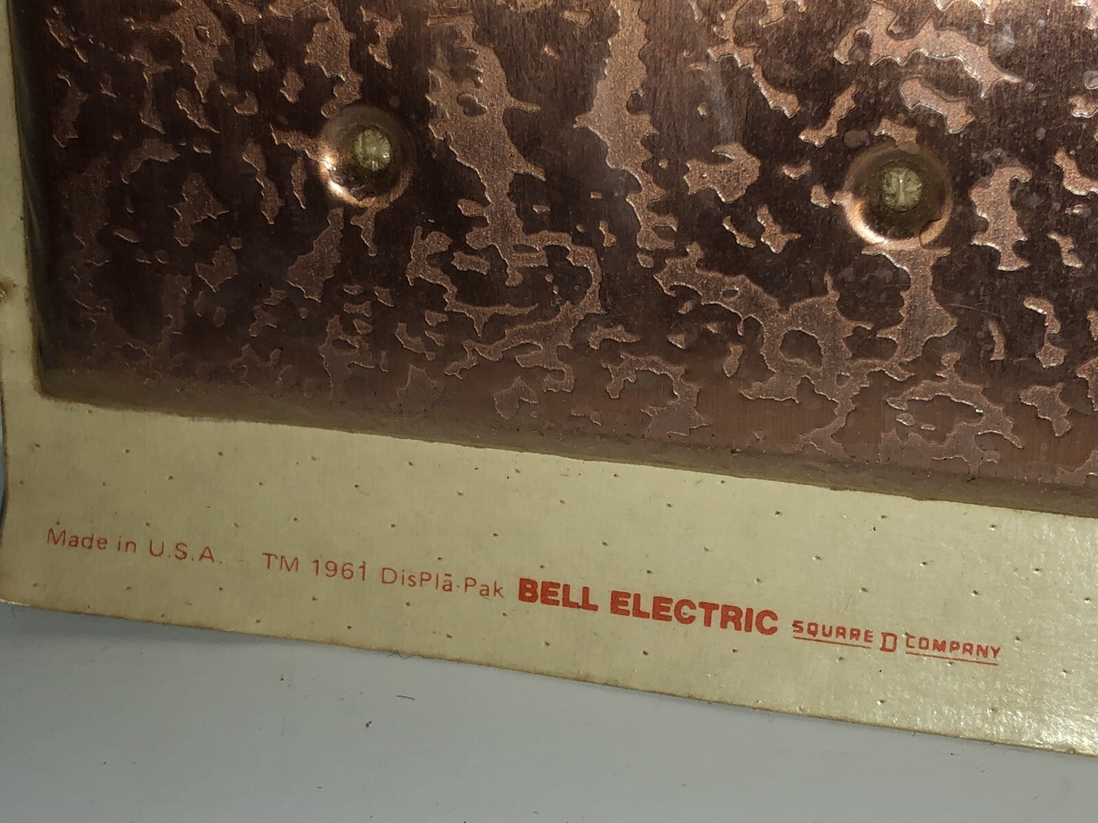 VTG BELL ELECTRIC 1961 PINK MCM Lot of 2 Double Light Switch Cover ...