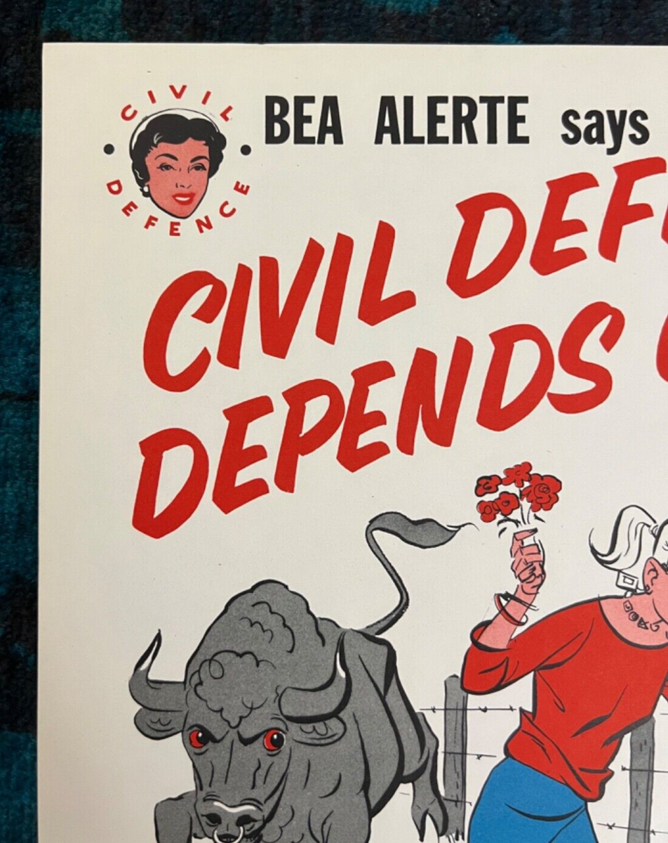 Civil Defense Poster Reproduction
