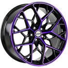 4-Shift H35 Piston 20x8.5 5x120 +35mm Black/Purple Wheels Rims 20" Inch ...